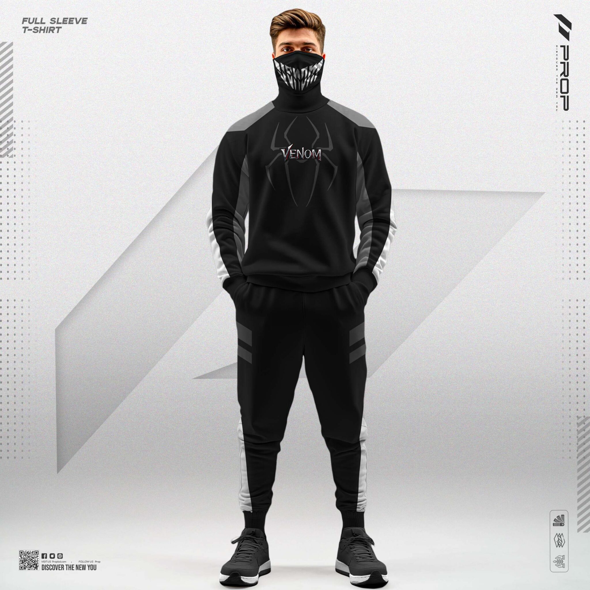Metro Edition High Neck Tracksuit – Venom – Prop Bangladesh